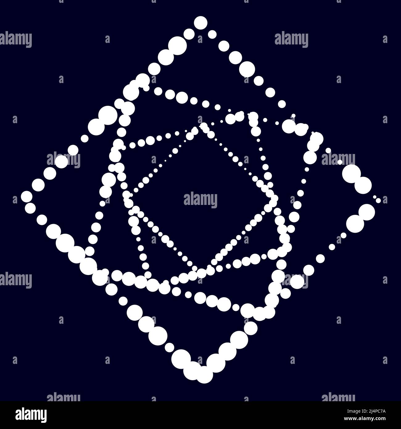 Circles random, scattered shapes element. Stock vector illustration ...