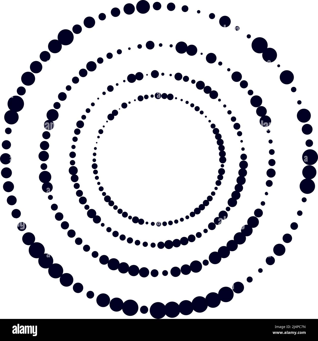 Circles random, scattered shapes element. Stock vector illustration ...