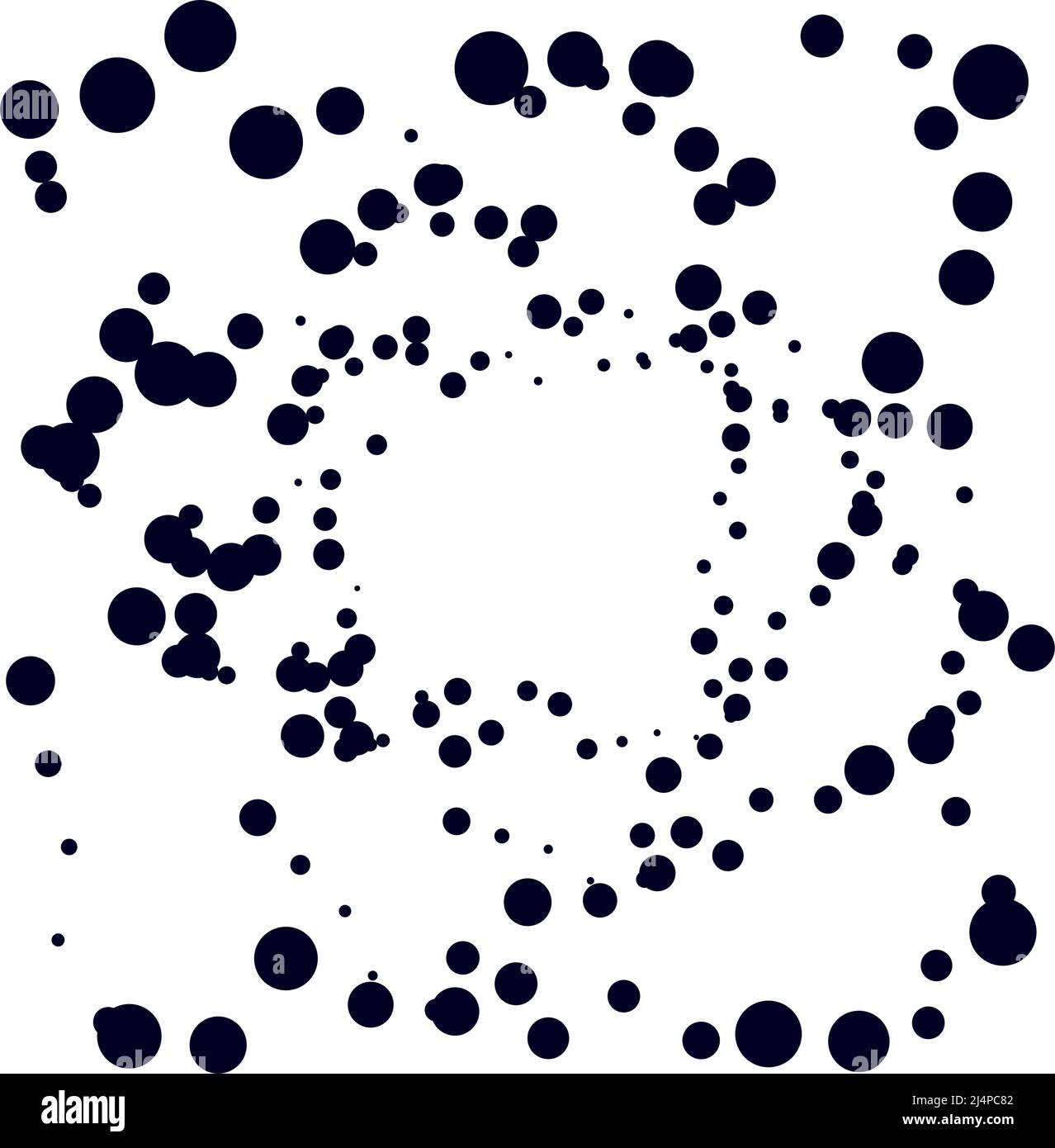 Circles random, scattered shapes element. Stock vector illustration ...