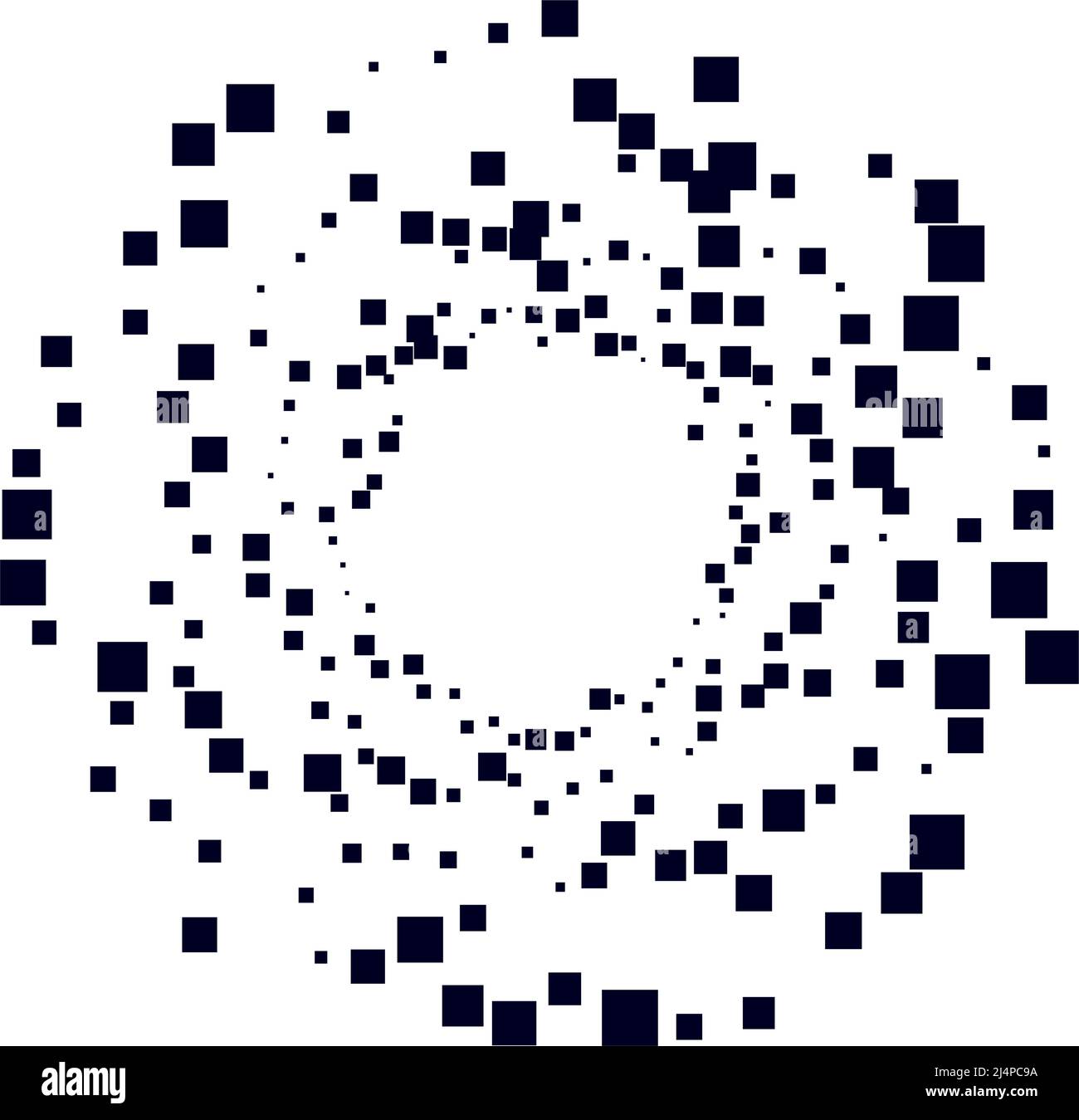 Circles random, scattered shapes element. Stock vector illustration ...