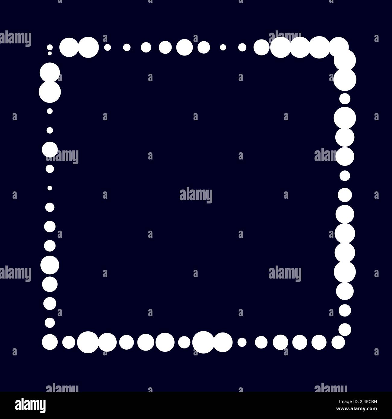 Circles random, scattered shapes element. Stock vector illustration ...