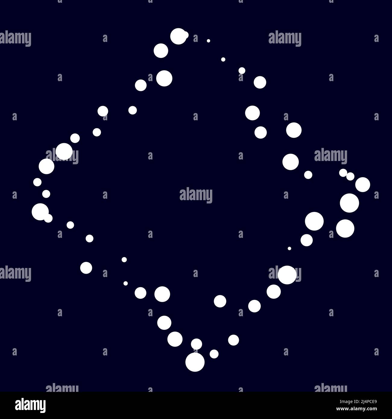 Circles random, scattered shapes element. Stock vector illustration ...