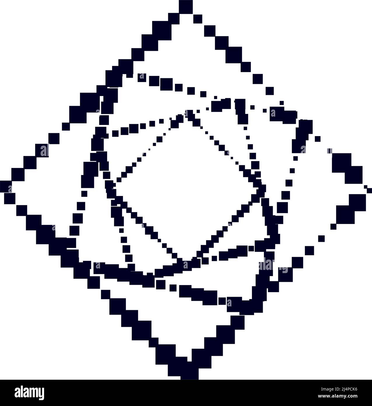 Squares random, scattered shapes element. Stock vector illustration ...