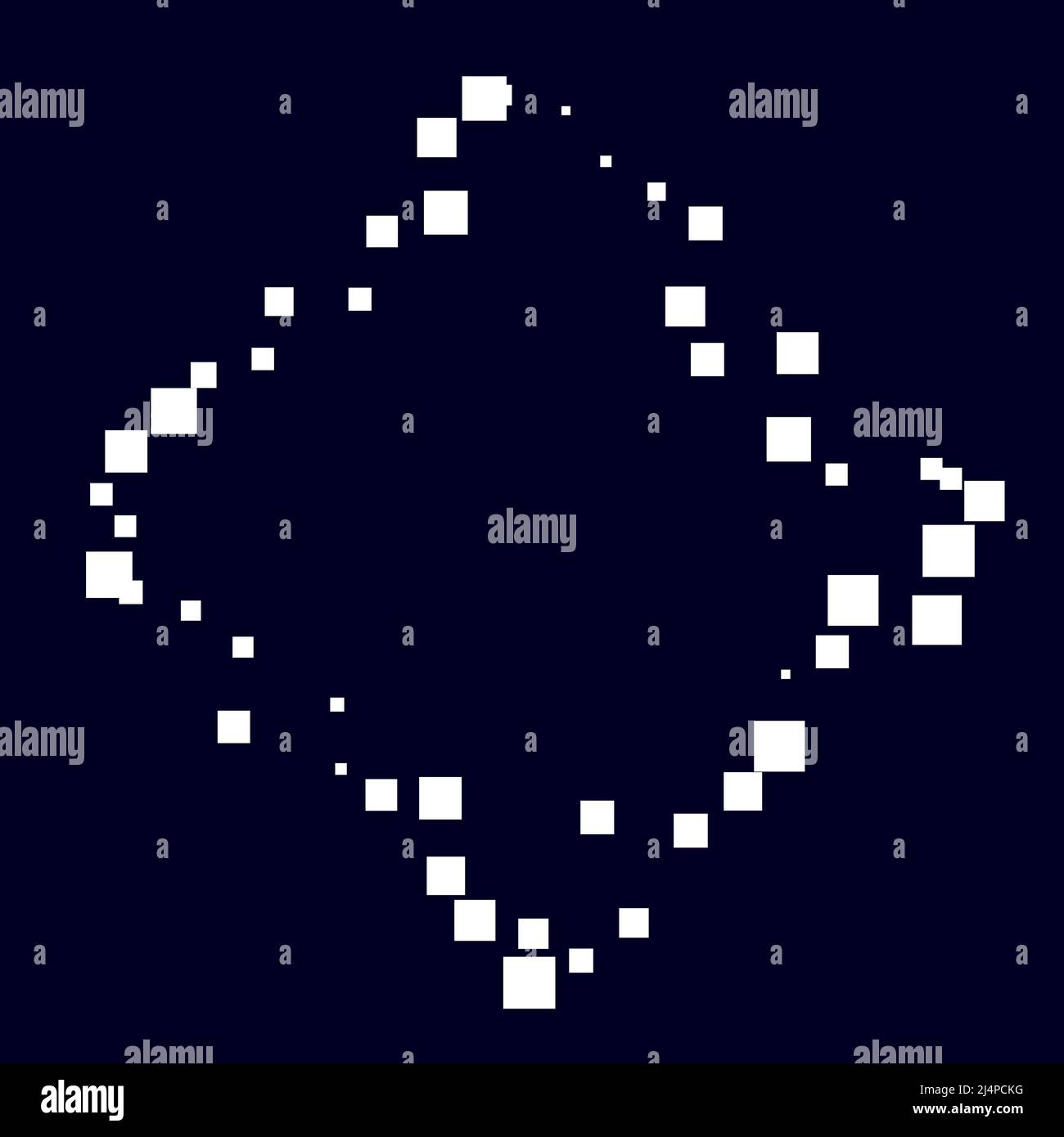 Squares random, scattered shapes element. Stock vector illustration ...