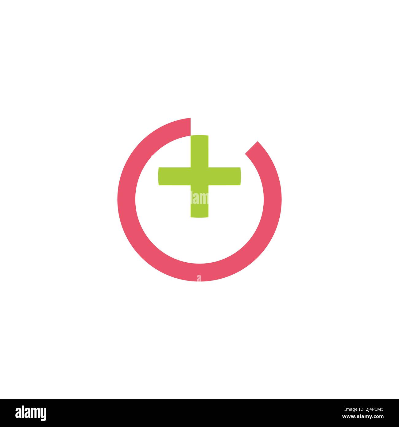 circle plus medical process symbol icon vector Stock Vector Image & Art ...
