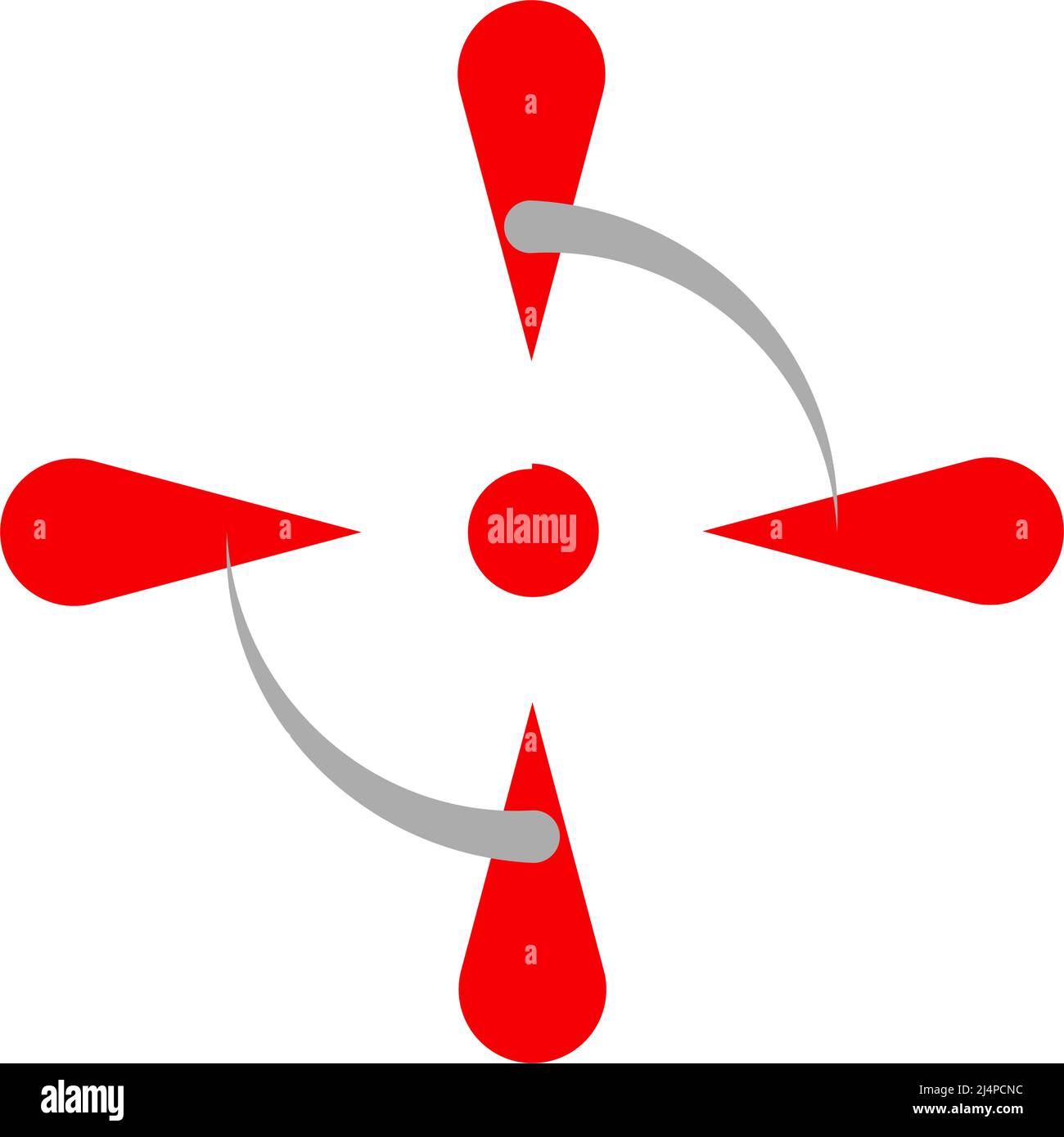 Crosshair, target mark icon vector illustration. Stock vector ...
