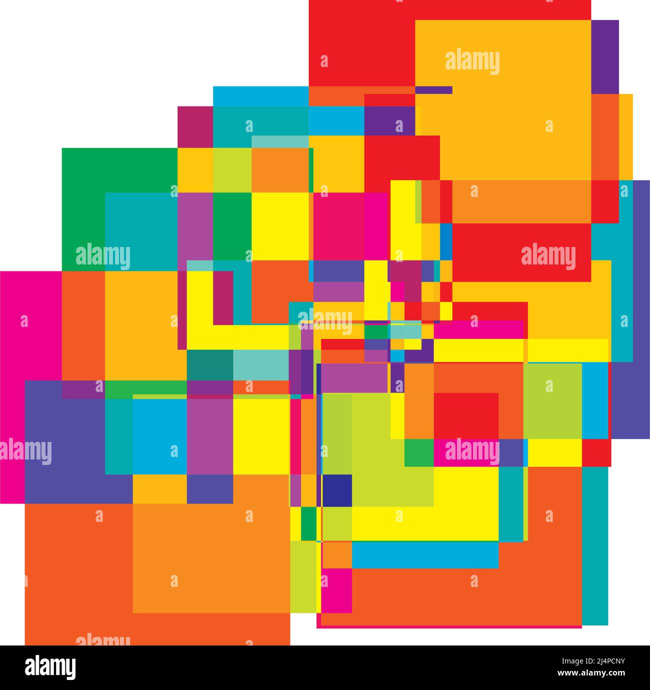 Random rectangles structure vector composition, pattern. Stock vector ...