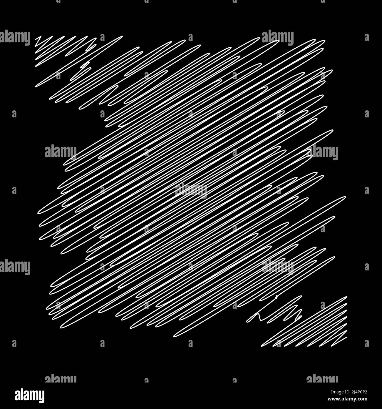 Square freehand drawing, handdrawn scribble, doodle, sketch shape ...