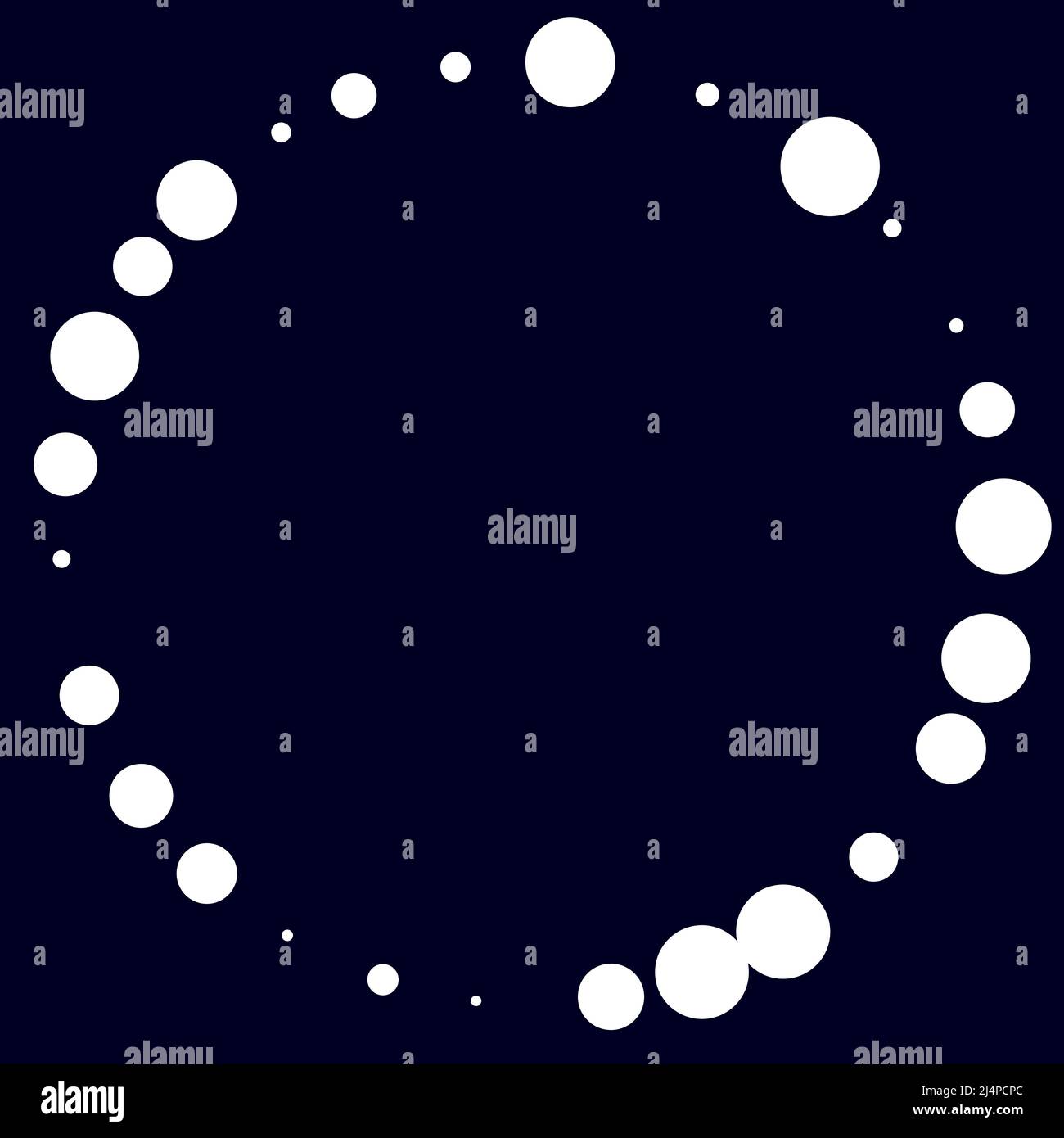 Circles random, scattered shapes element. Stock vector illustration ...