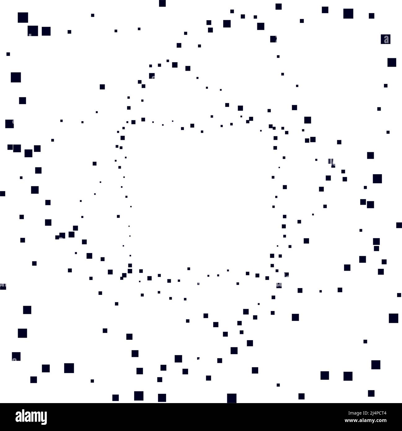 Squares random, scattered shapes element. Stock vector illustration ...