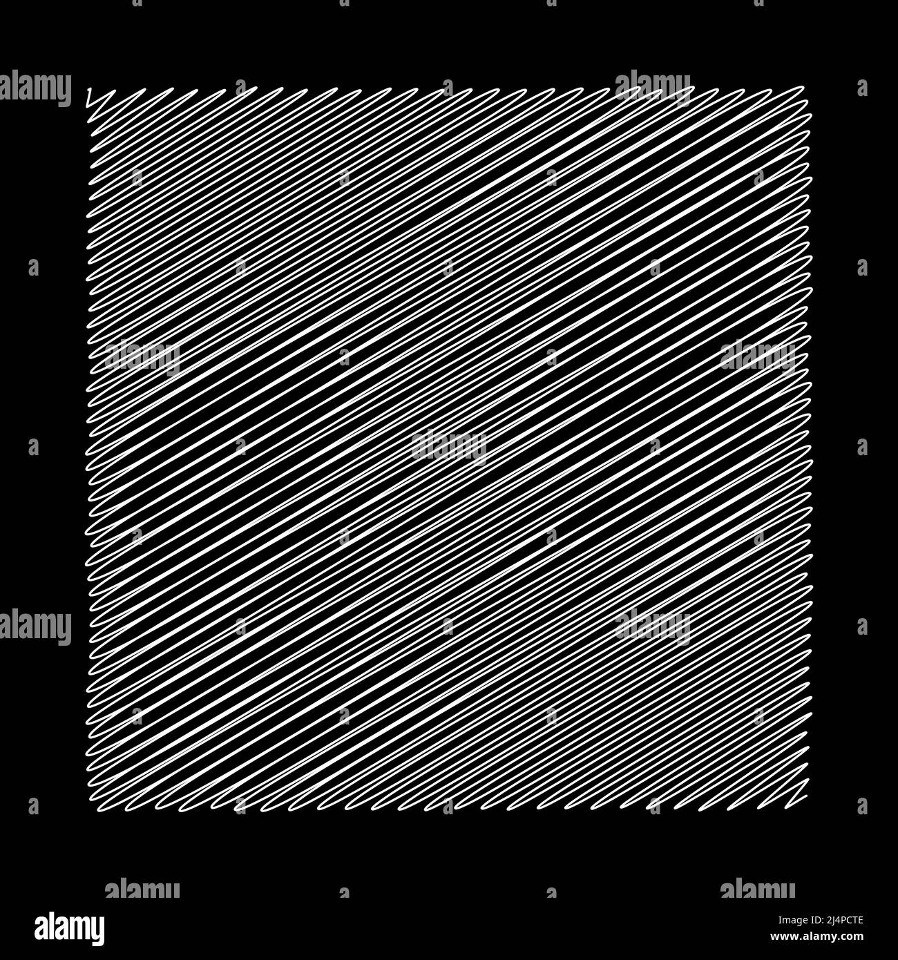Square freehand drawing, handdrawn scribble, doodle, sketch shape ...