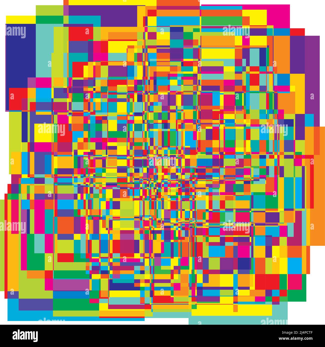 Random rectangles structure vector composition, pattern. Stock vector ...