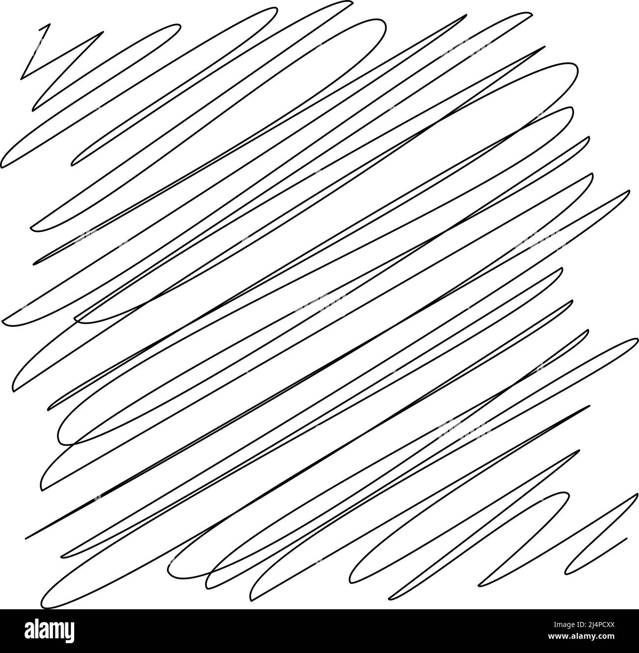 Square freehand drawing, handdrawn scribble, doodle, sketch shape ...