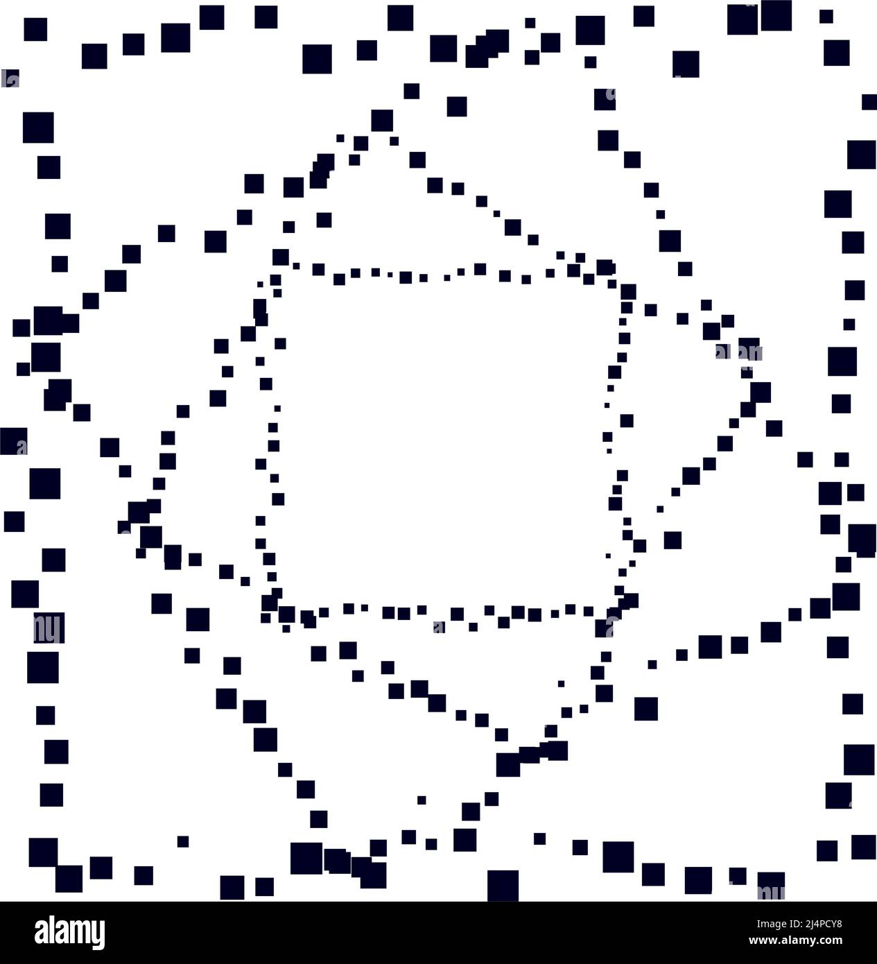 Squares random, scattered shapes element. Stock vector illustration ...