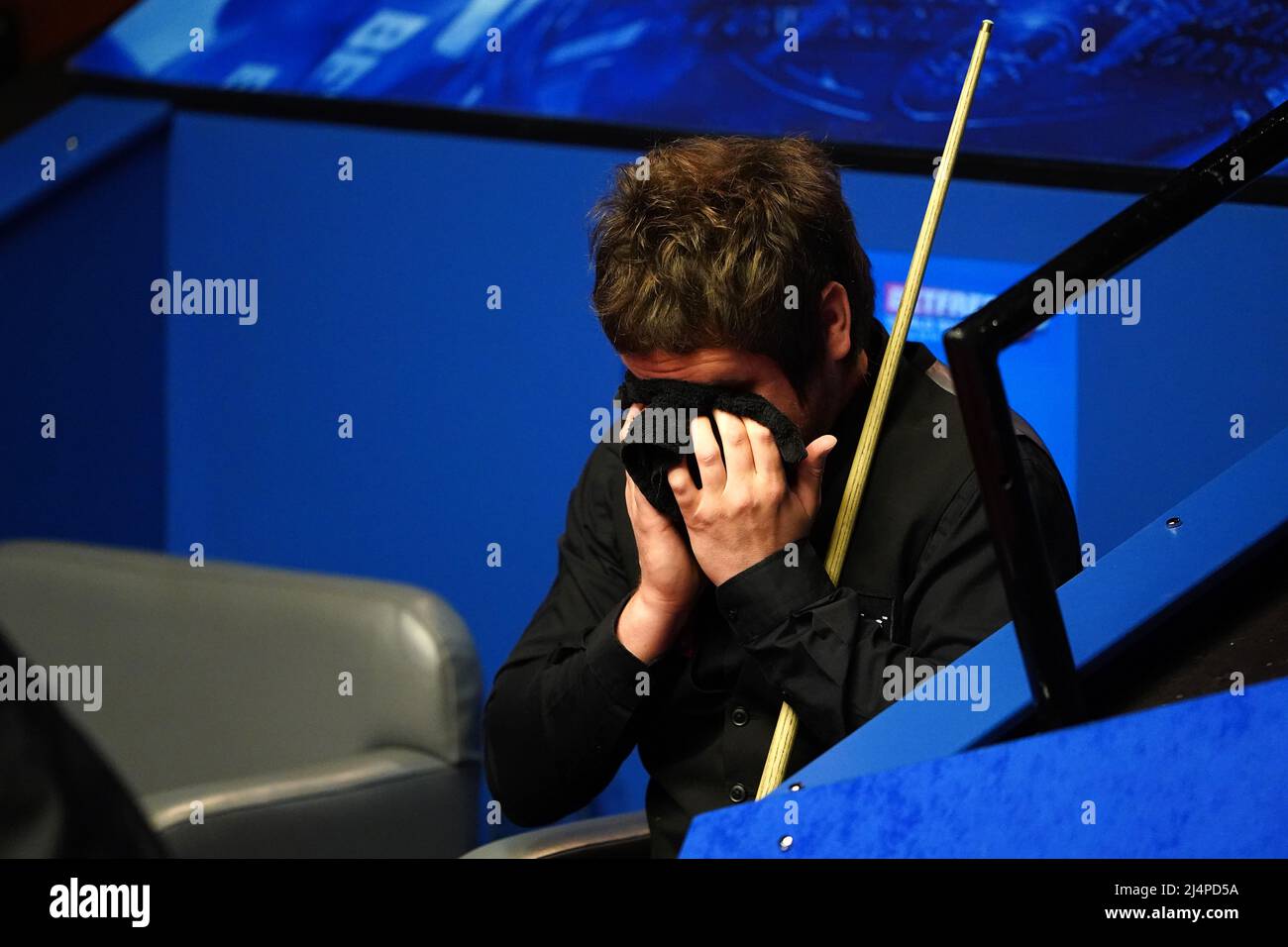 England's Liam Highfield in action against Scotland's Anthony McGill ...