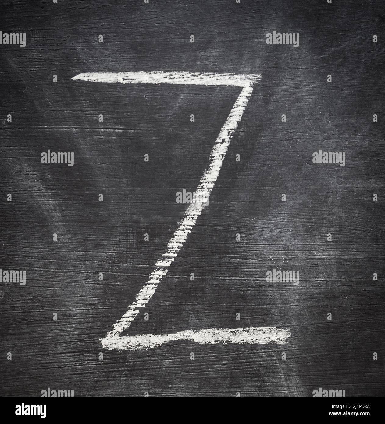 Z - letter written on black chalkboard Stock Photo - Alamy