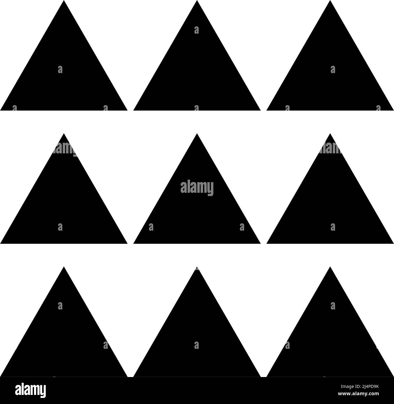 Triangle basic shape mosaic repeatable pattern, texture and background ...