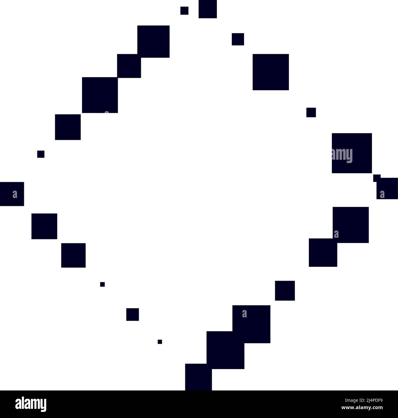 Squares random, scattered shapes element. Stock vector illustration ...