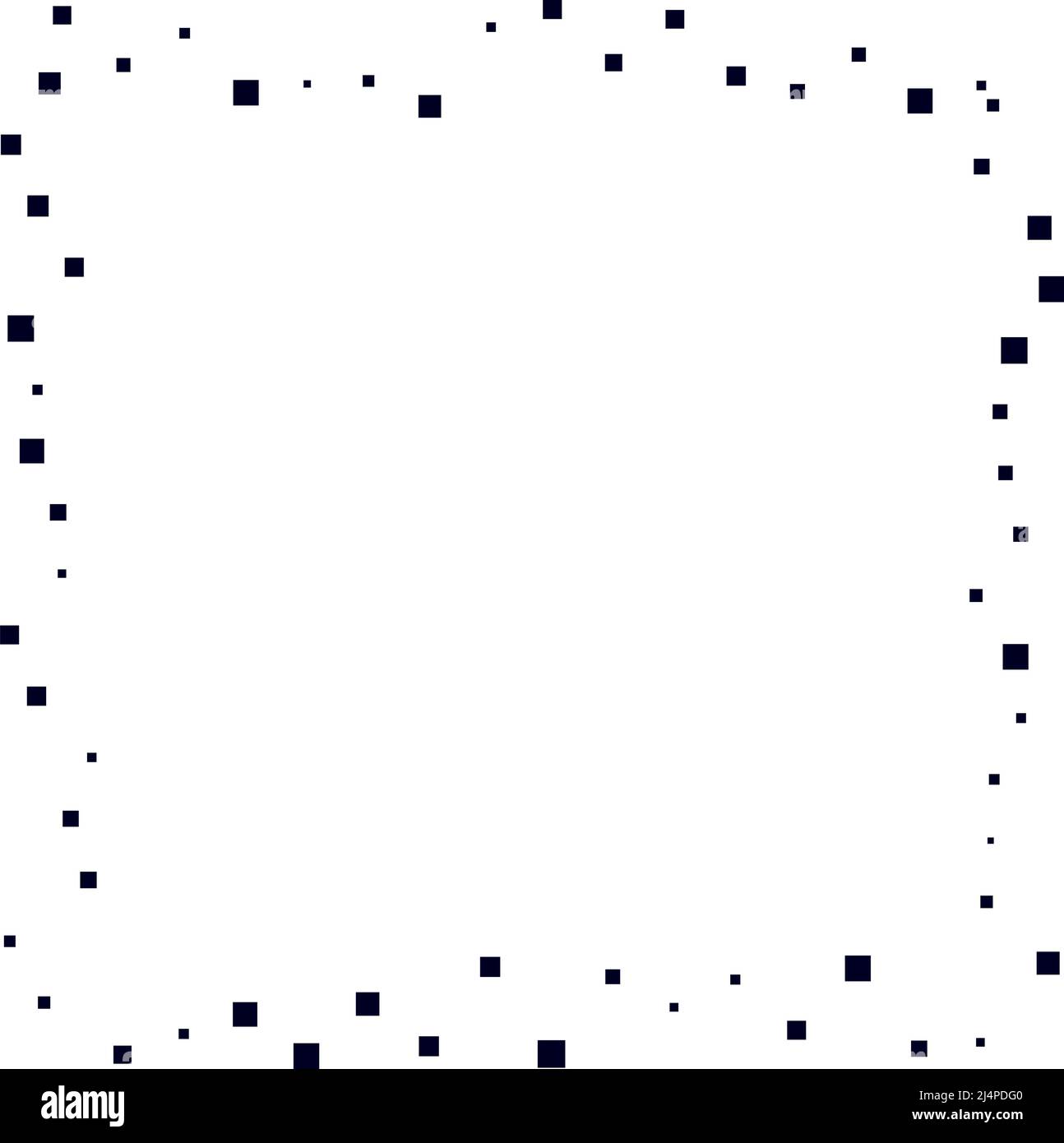 Squares random, scattered shapes element. Stock vector illustration ...