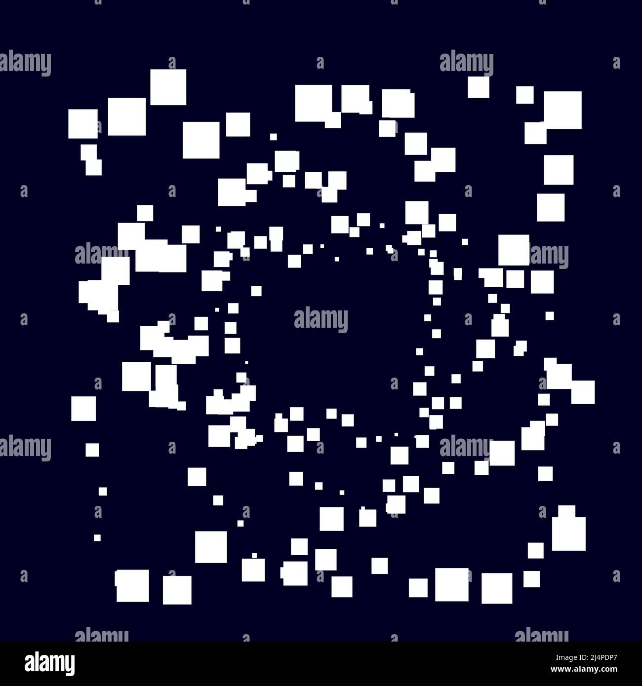 Squares random, scattered shapes element. Stock vector illustration ...