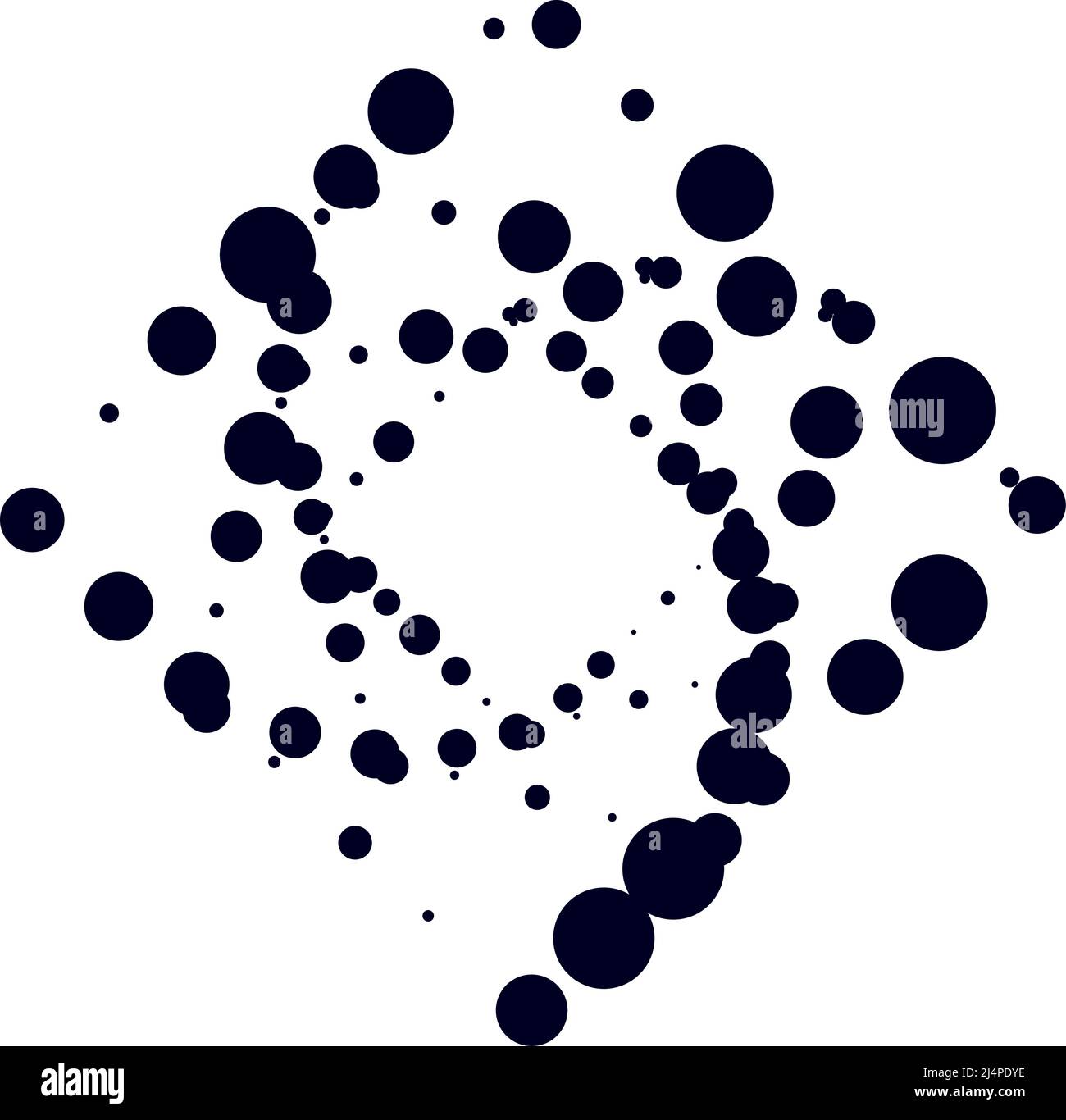 Circles random, scattered shapes element. Stock vector illustration ...