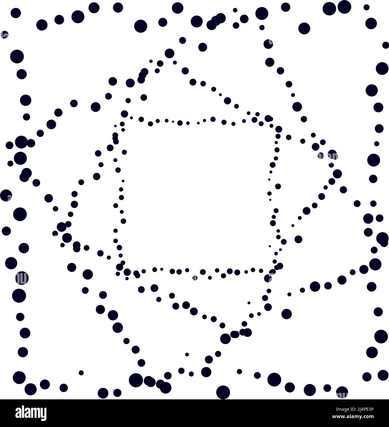 Circles random, scattered shapes element. Stock vector illustration ...