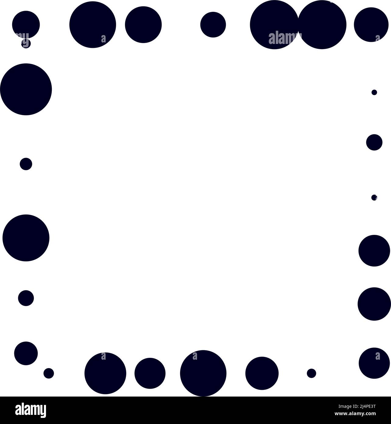 Circles random, scattered shapes element. Stock vector illustration ...