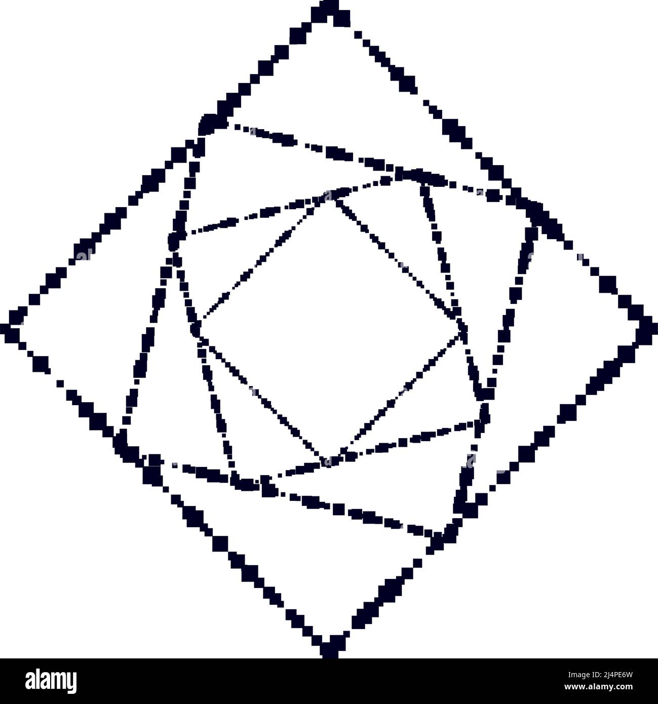 Squares random, scattered shapes element. Stock vector illustration ...