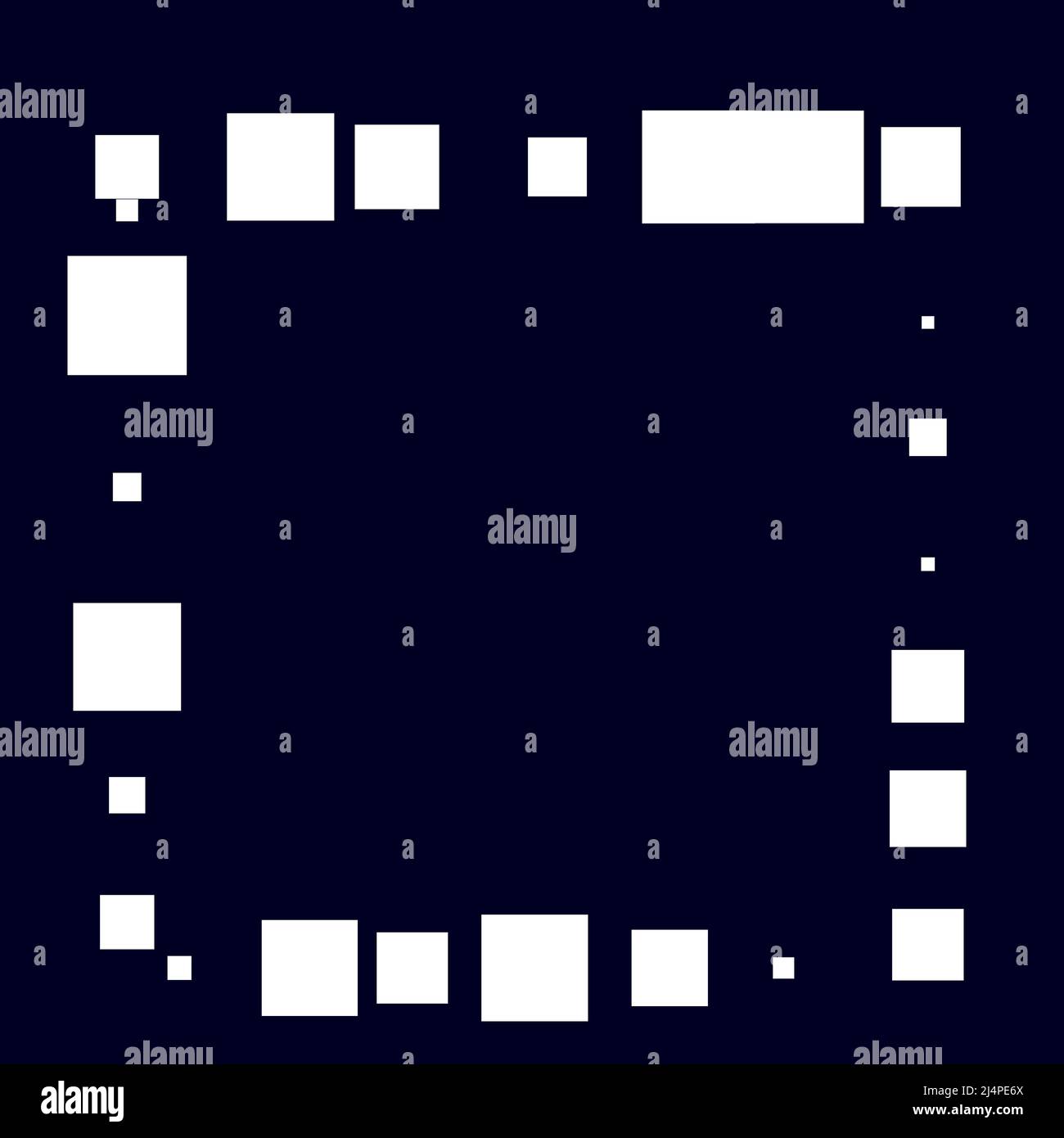 Squares random, scattered shapes element. Stock vector illustration ...