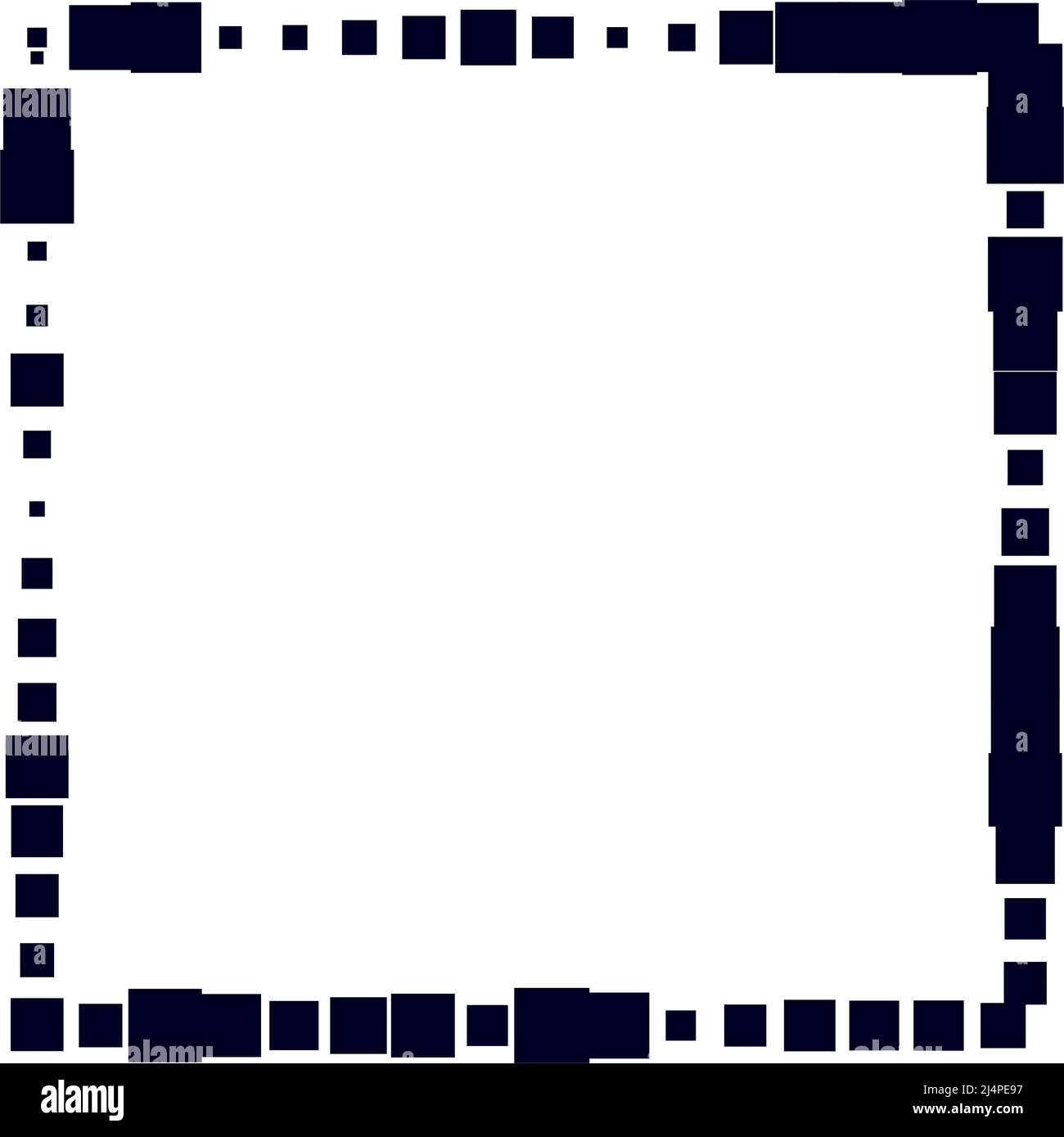 Squares random, scattered shapes element. Stock vector illustration ...