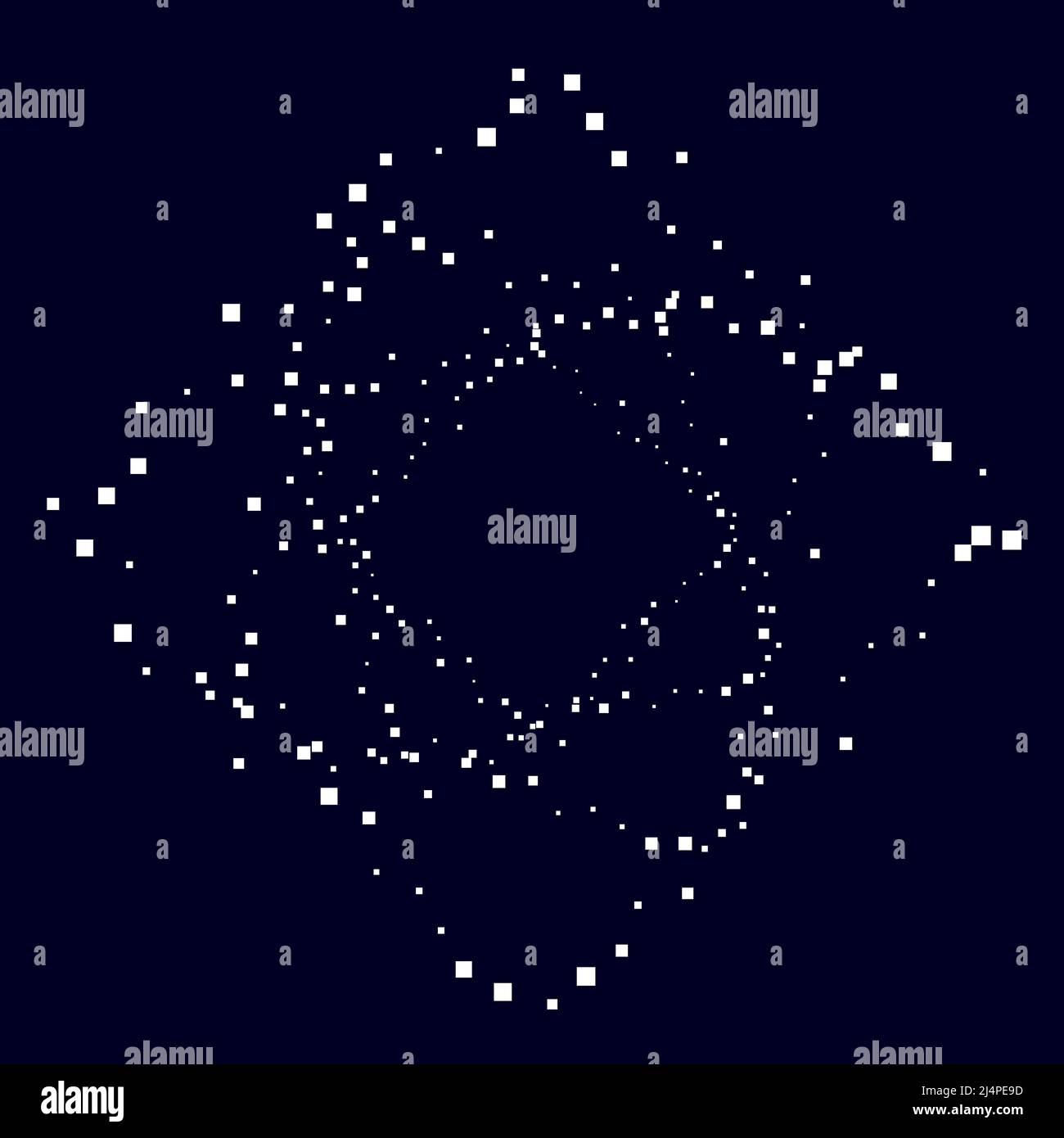 Squares random, scattered shapes element. Stock vector illustration ...