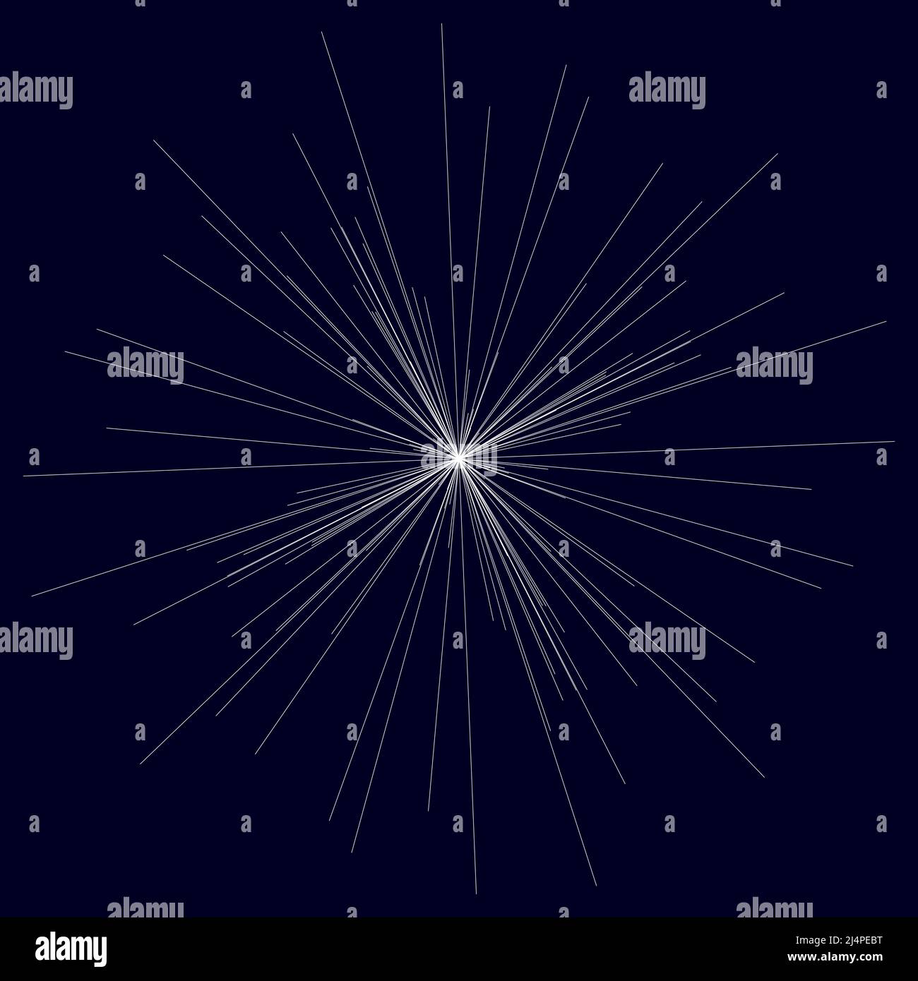 Random radiating lines. Starburst, sunburst stripes. Beams, rays ...