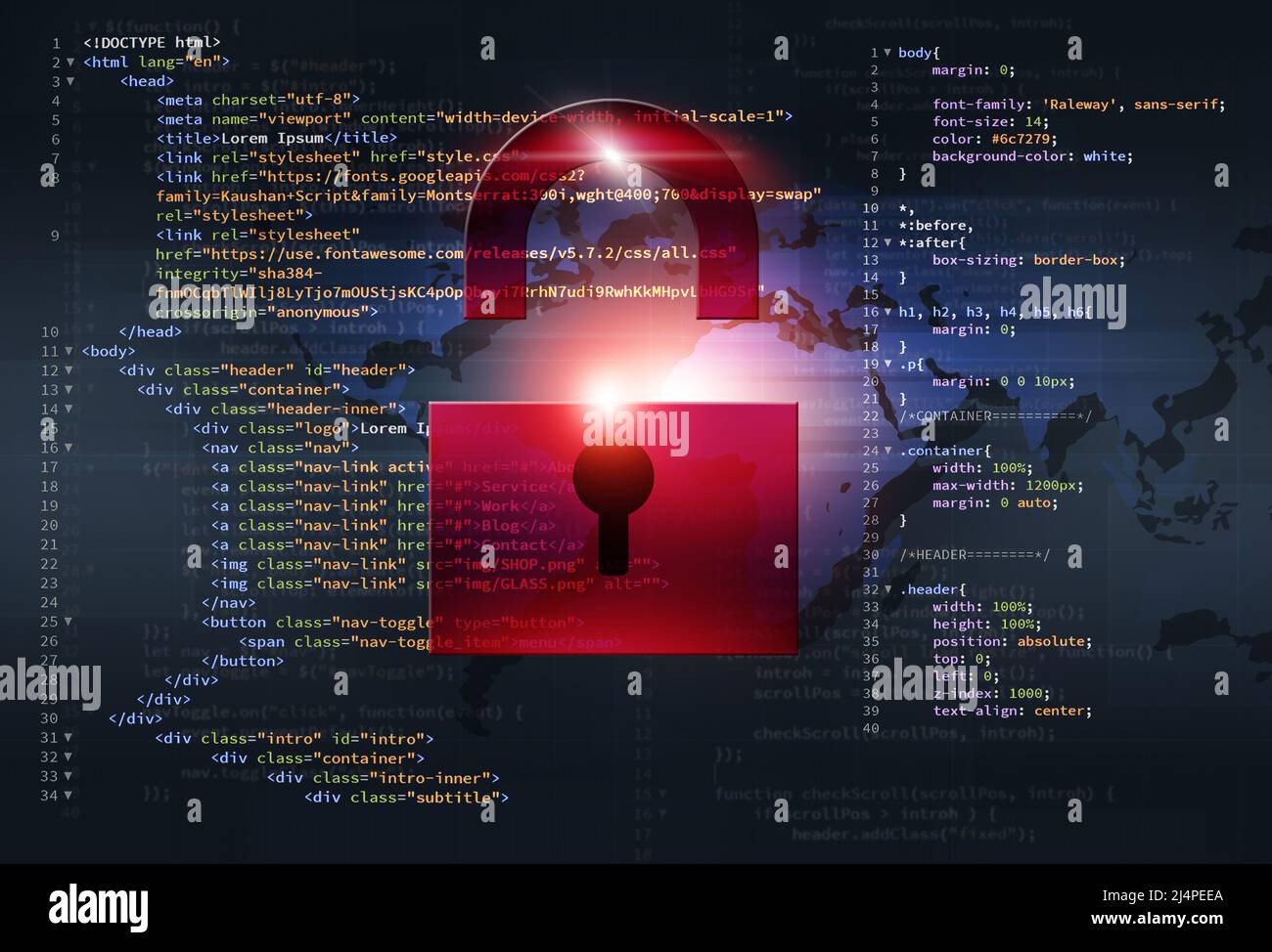 Front End Web Security Html Programming Language Website Coding 6702
