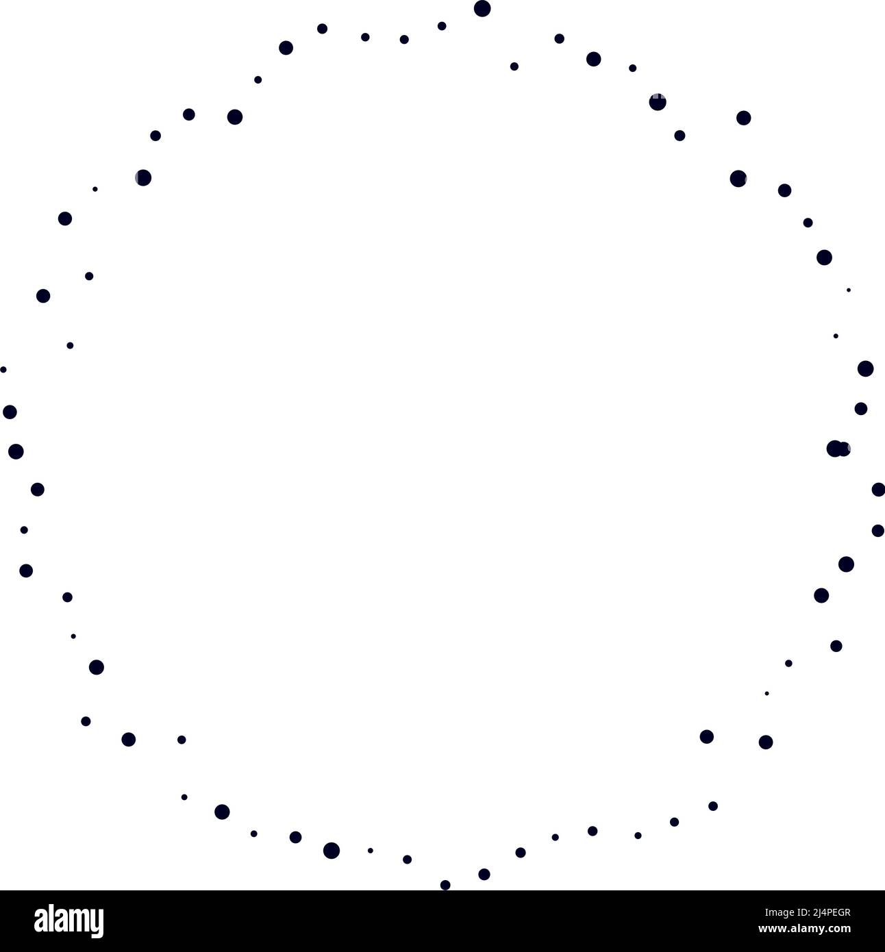 Circles random, scattered shapes element. Stock vector illustration ...