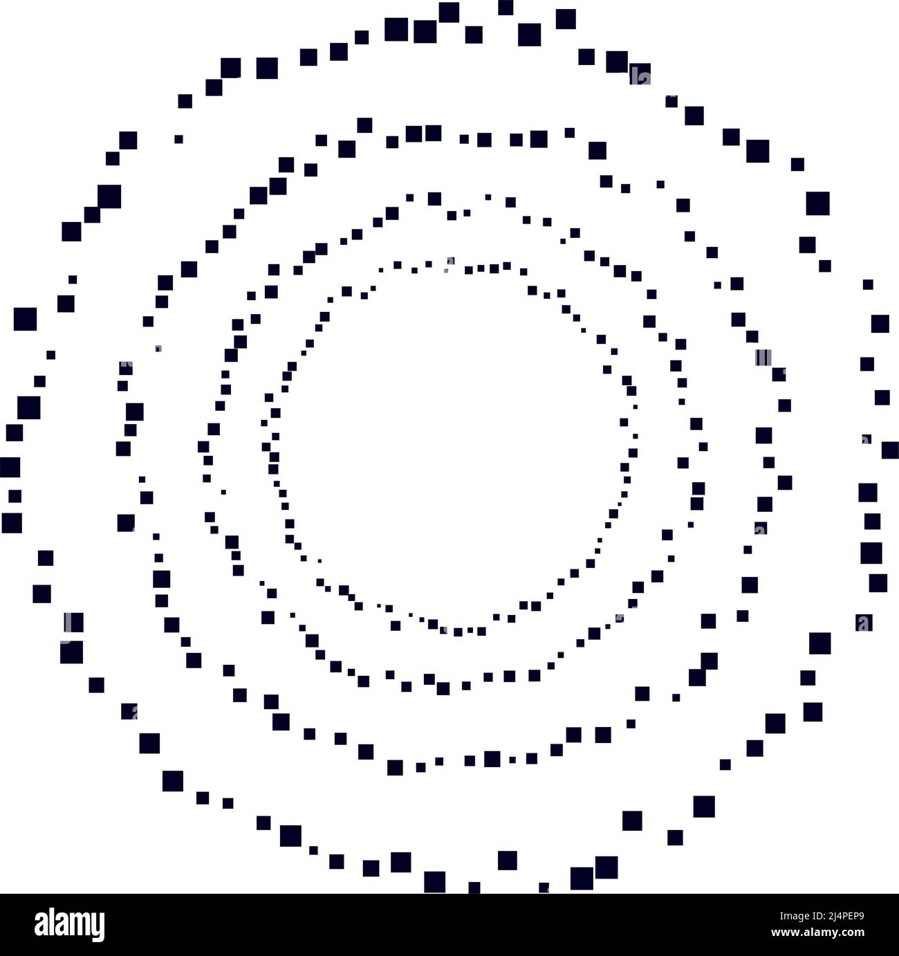 Circles random, scattered shapes element. Stock vector illustration ...