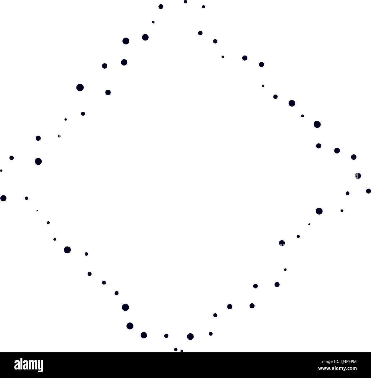 Circles random, scattered shapes element. Stock vector illustration ...