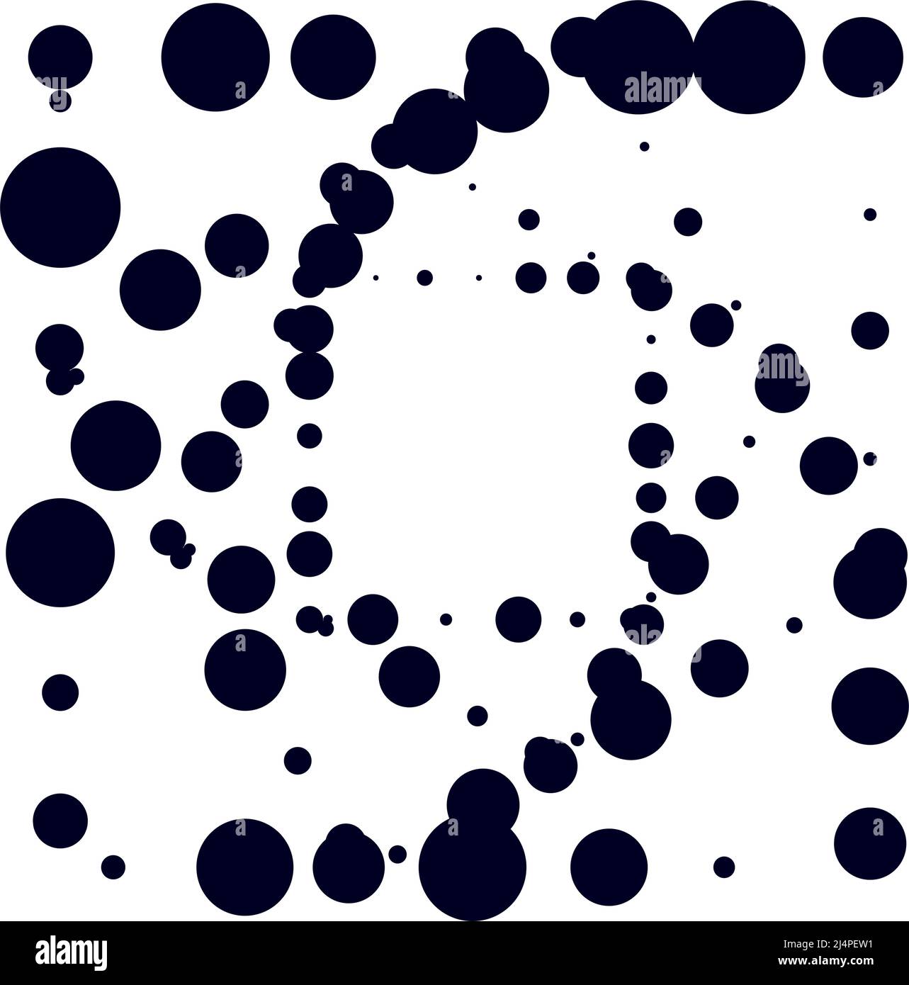 Circles random, scattered shapes element. Stock vector illustration ...