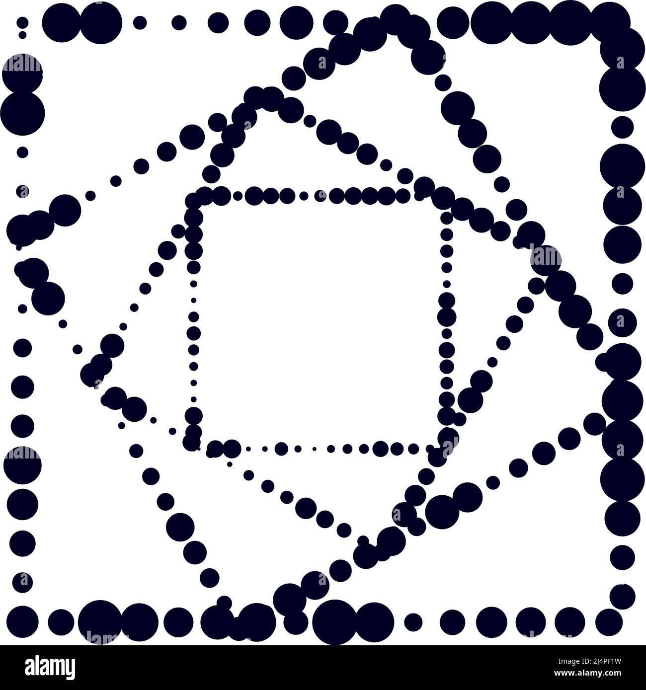 Circles random, scattered shapes element. Stock vector illustration ...