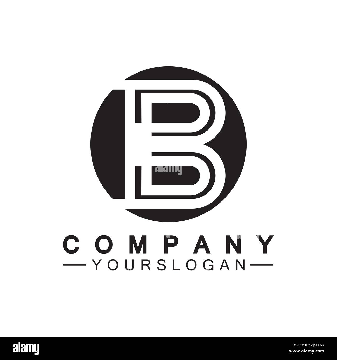 letter B logo vector, letter B business logo,Modern unique creative B ...