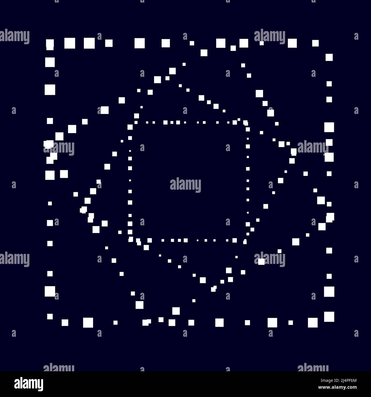 Squares random, scattered shapes element. Stock vector illustration ...