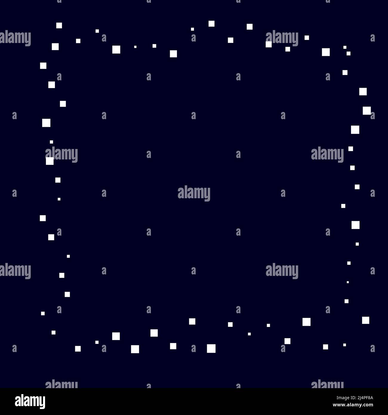 Squares random, scattered shapes element. Stock vector illustration ...