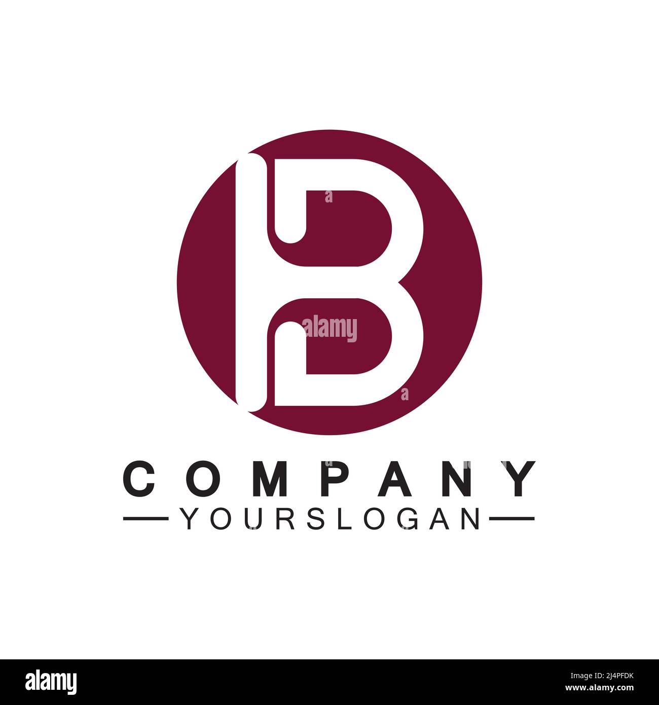 letter B logo vector, letter B business logo,Modern unique creative B ...