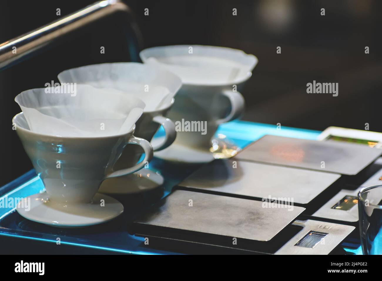 Espresso filters hi-res stock photography and images - Alamy