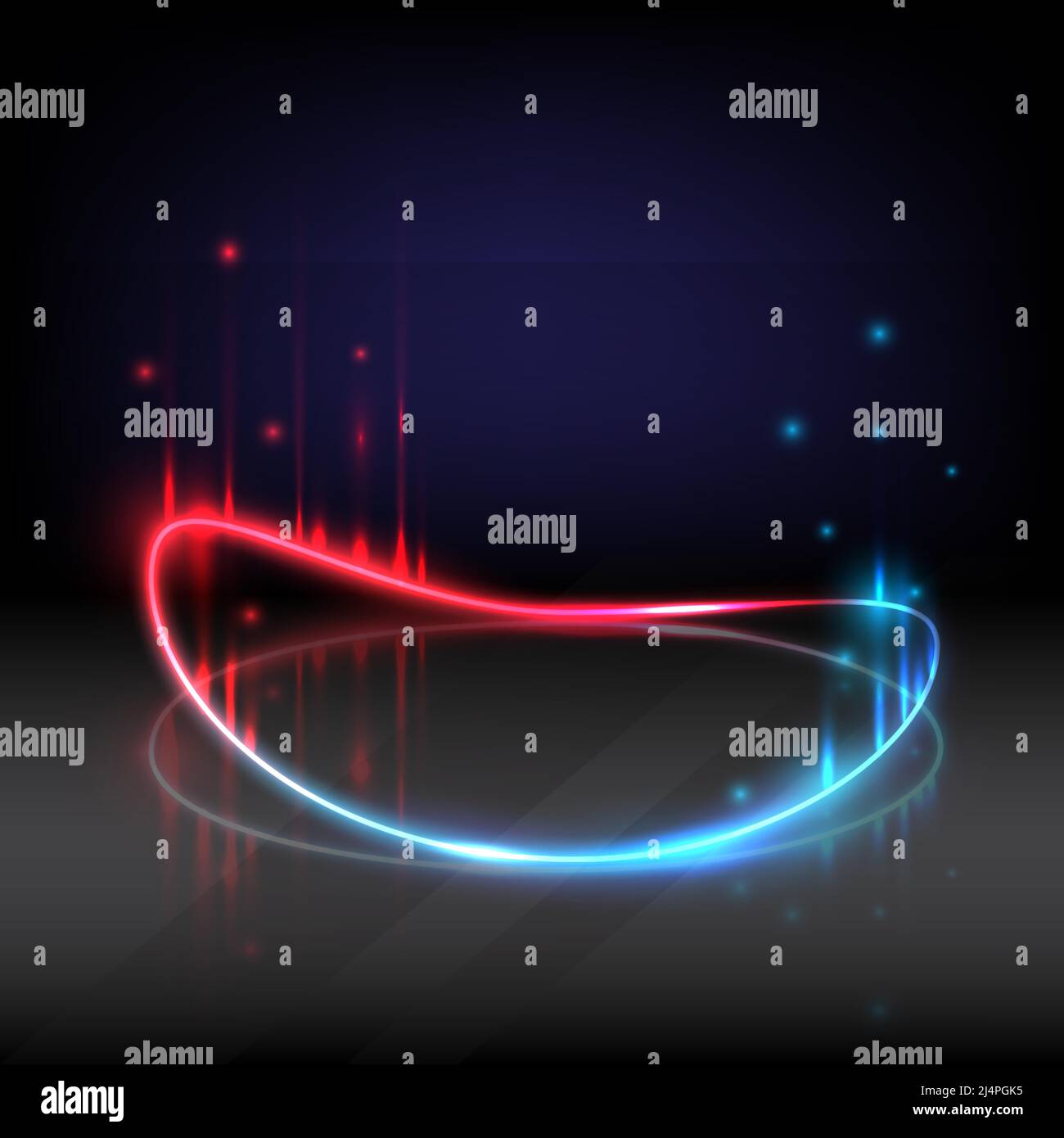 Neon arch light led Stock Vector Images - Alamy