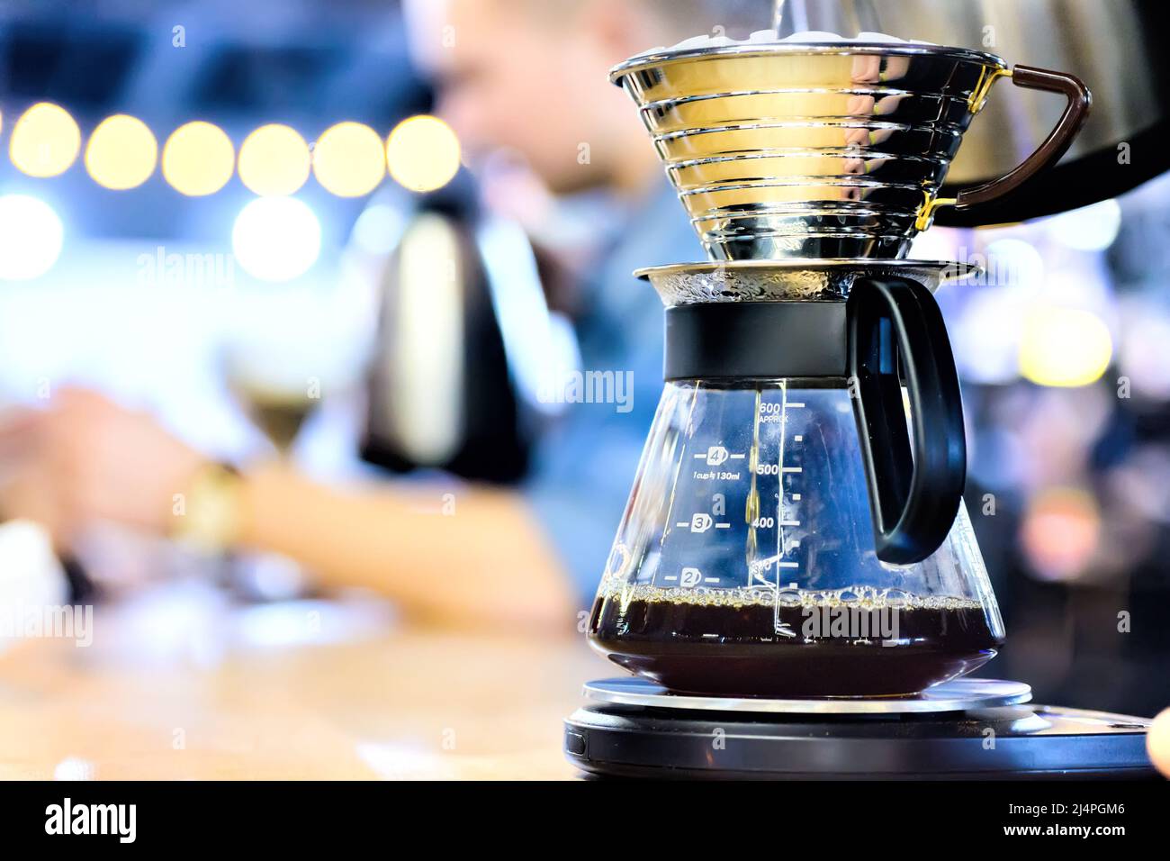 Using a coffee maker hi-res stock photography and images - Alamy