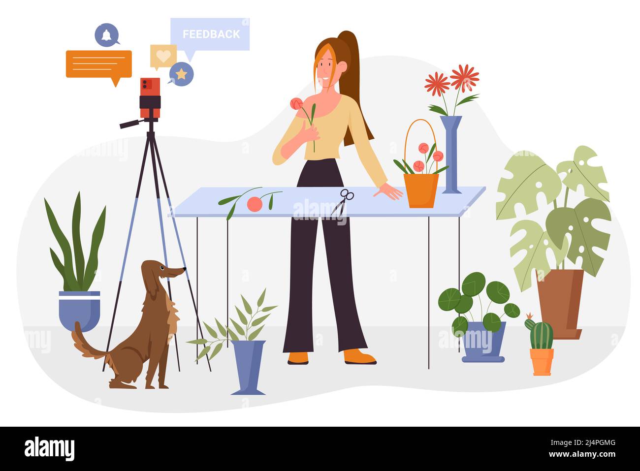 Garden nature video Cut Out Stock Images & Pictures - Alamy