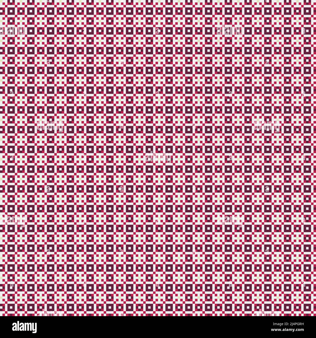 Abstract Cross Pattern Dotted Generative Computational Art Illustration