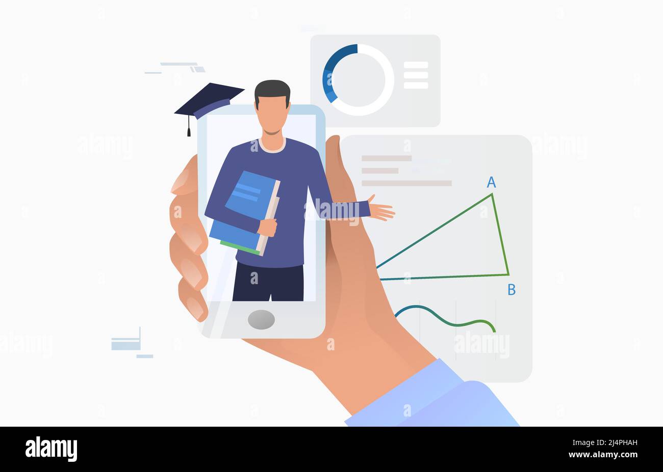 Tutor cap Stock Vector Images - Alamy