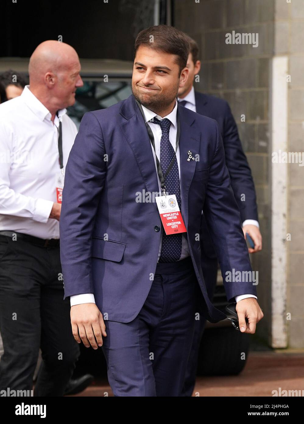 Newcastle United co-owner Jamie Reuben arriving before the Premier ...