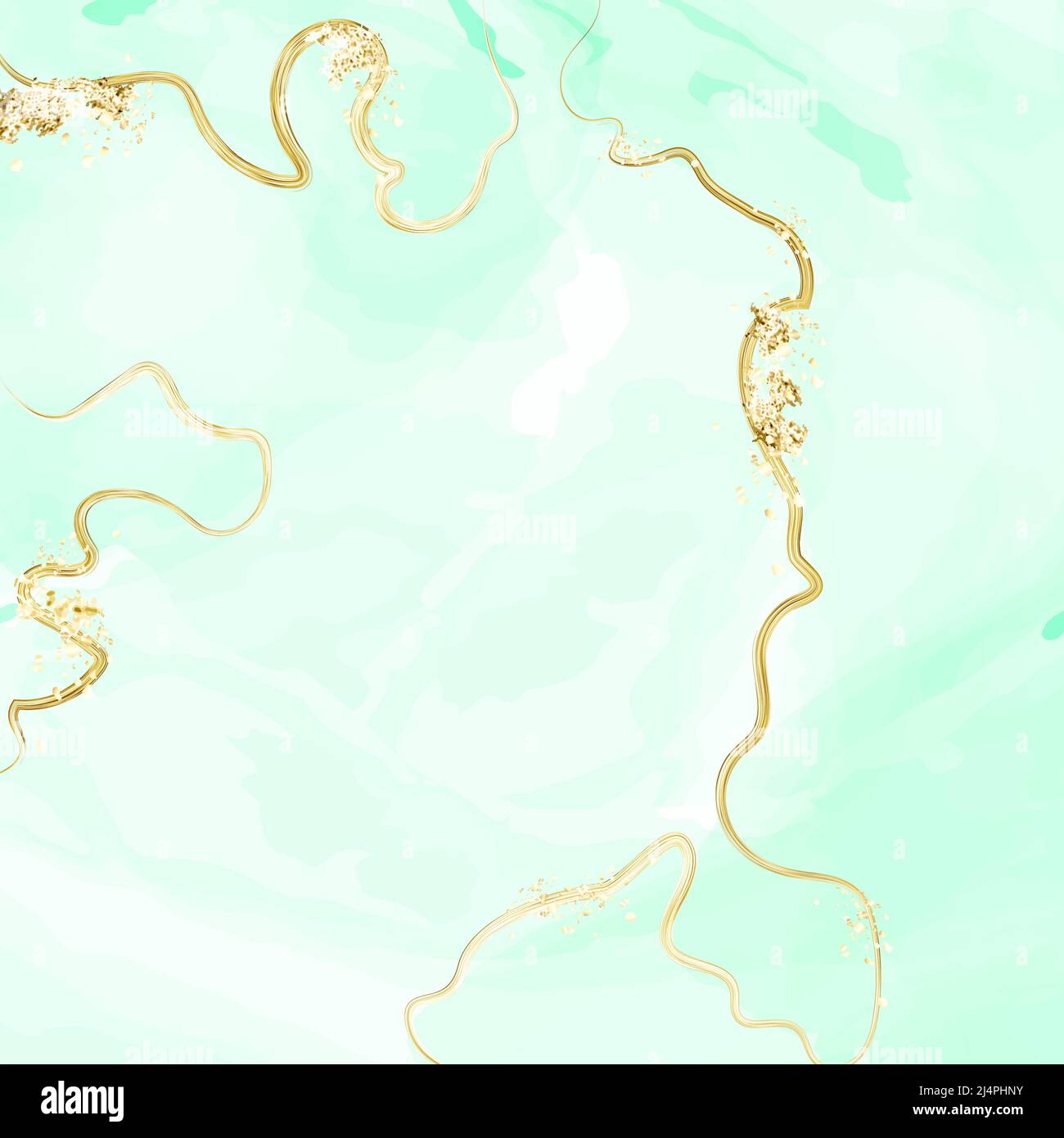 Marble surface. Mint color texture and paint splash.Spring wedding ...